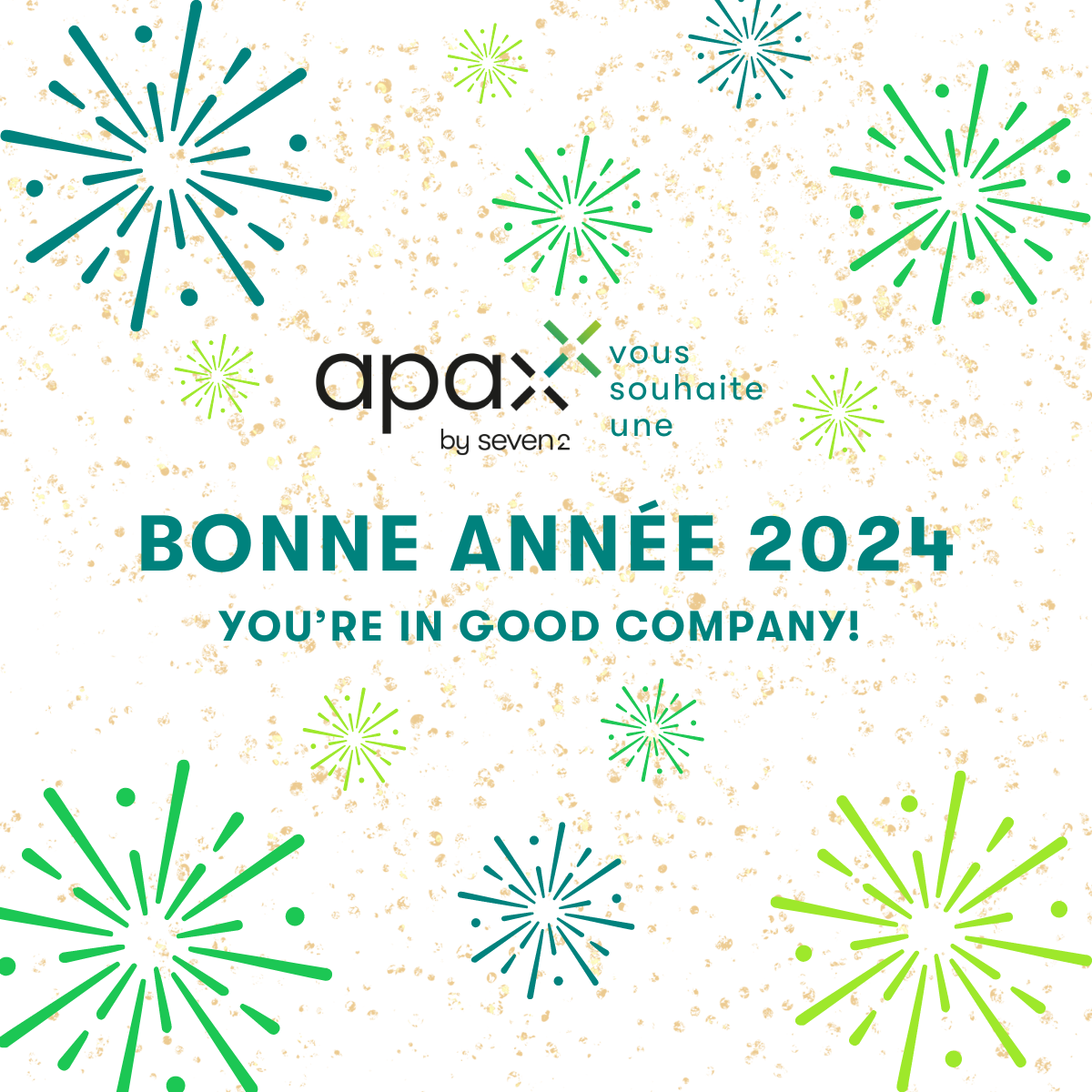 Apax by Seven2 vous adresse ses meilleurs vœux pour 2024 ! - Apax Partners